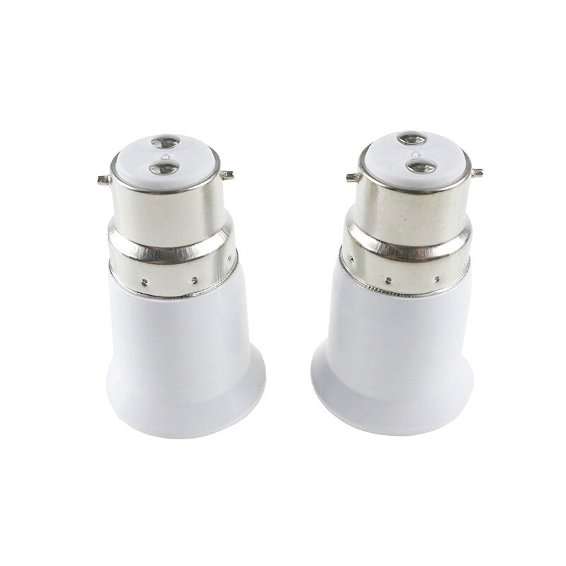 B22 to e27 socket led lampe adapte med 1 xpp bag – Vicedeal