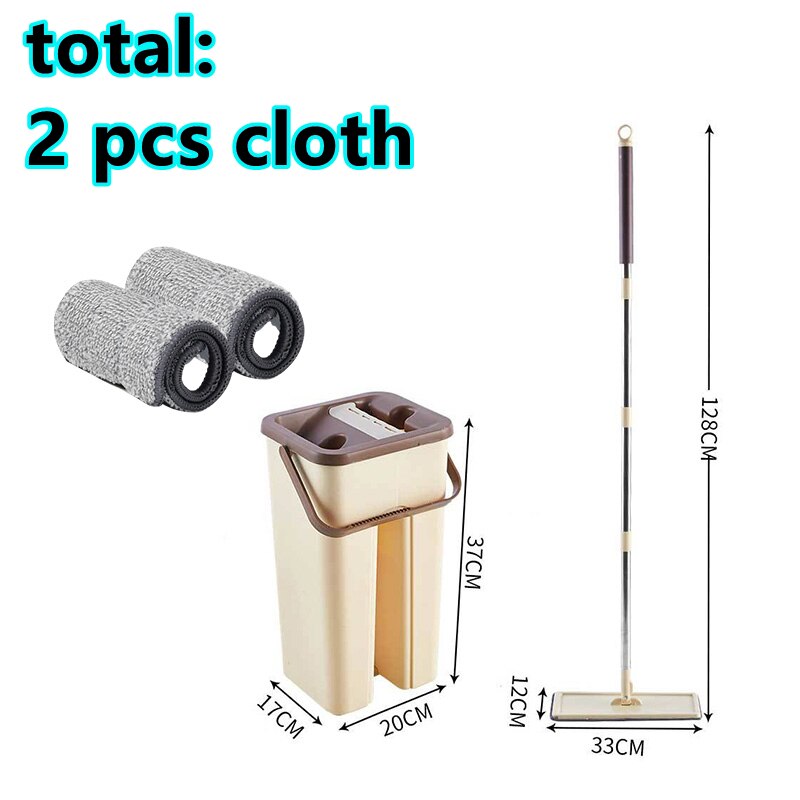 Magic Squeeze Snijden Mop Floor Cleaning Mop Met E... – Grandado