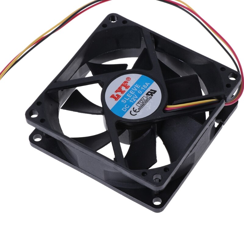 CPU PC Fan Cooler Heatsink Exhaust 3 pin 80mm x 25... – Vicedeal