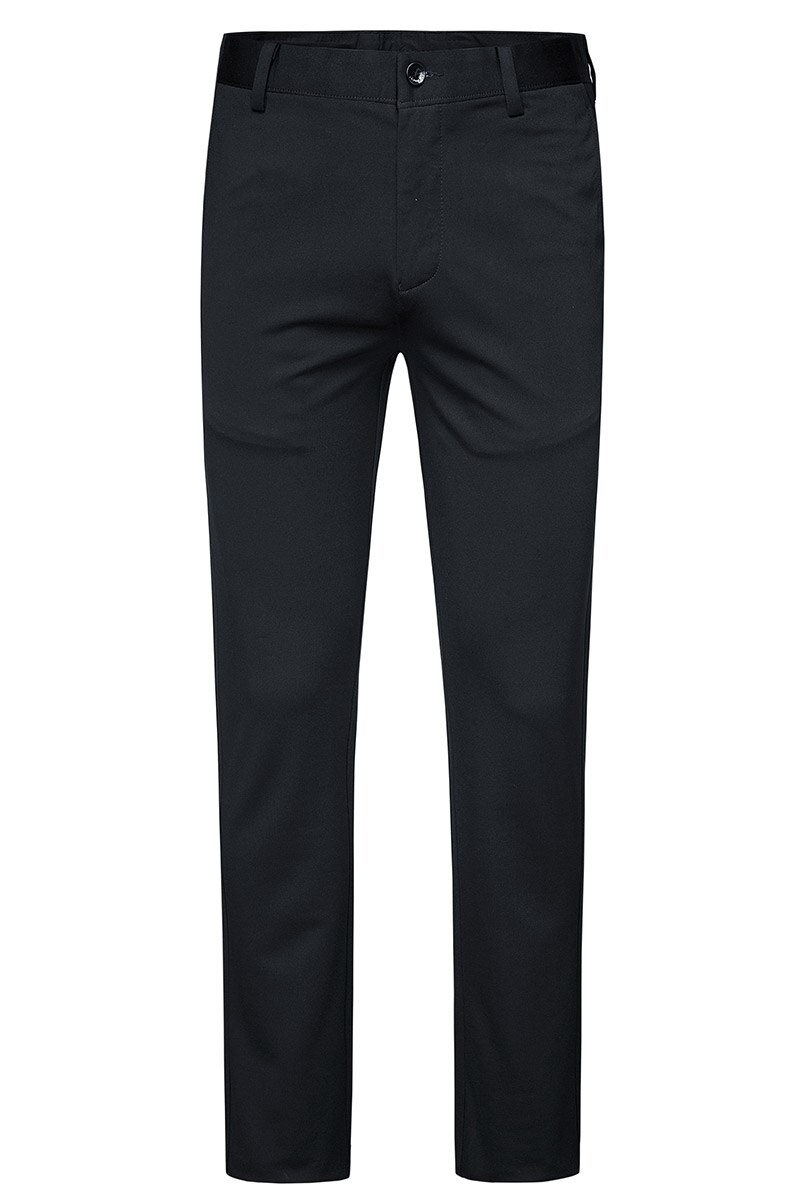 Mens Trousers Office Black Stretch Mens Formal Tro... – Vicedeal