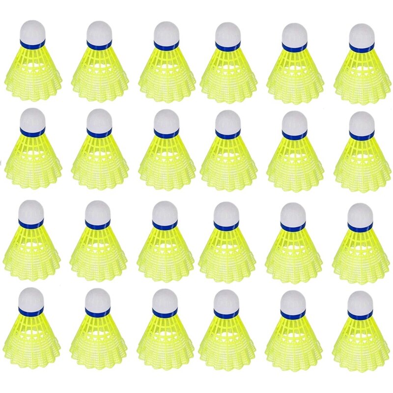 24Pcs High Speed Plastic Badminton Birdie,Training... – Vicedeal