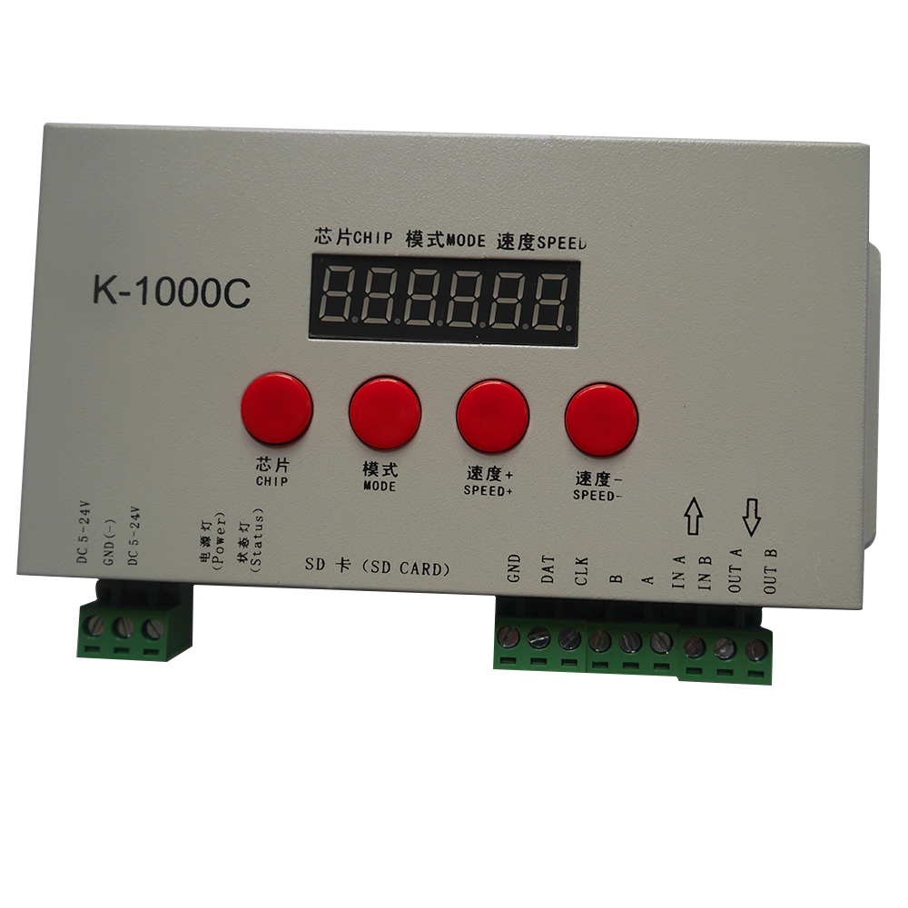 K-1000C (T-1000S Updated) controller K1000C WS2812... – Vicedeal
