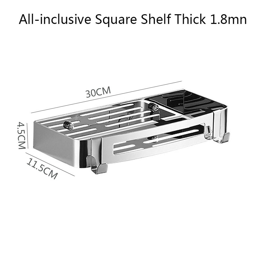 Punch-Free 304 Stainless Steel Bathroom Wall Corne... – Grandado