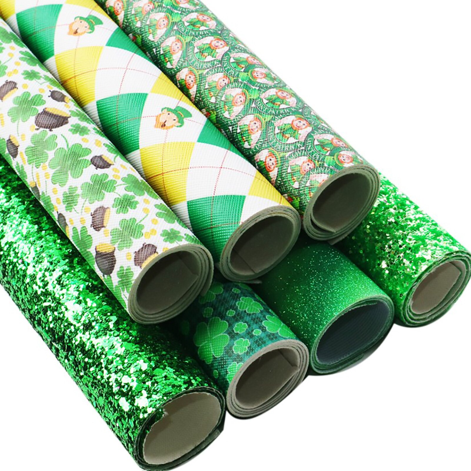 Pu Leer Stof Duurzaam St. Patrick 'S Day Leer Stof... – Vicedeal