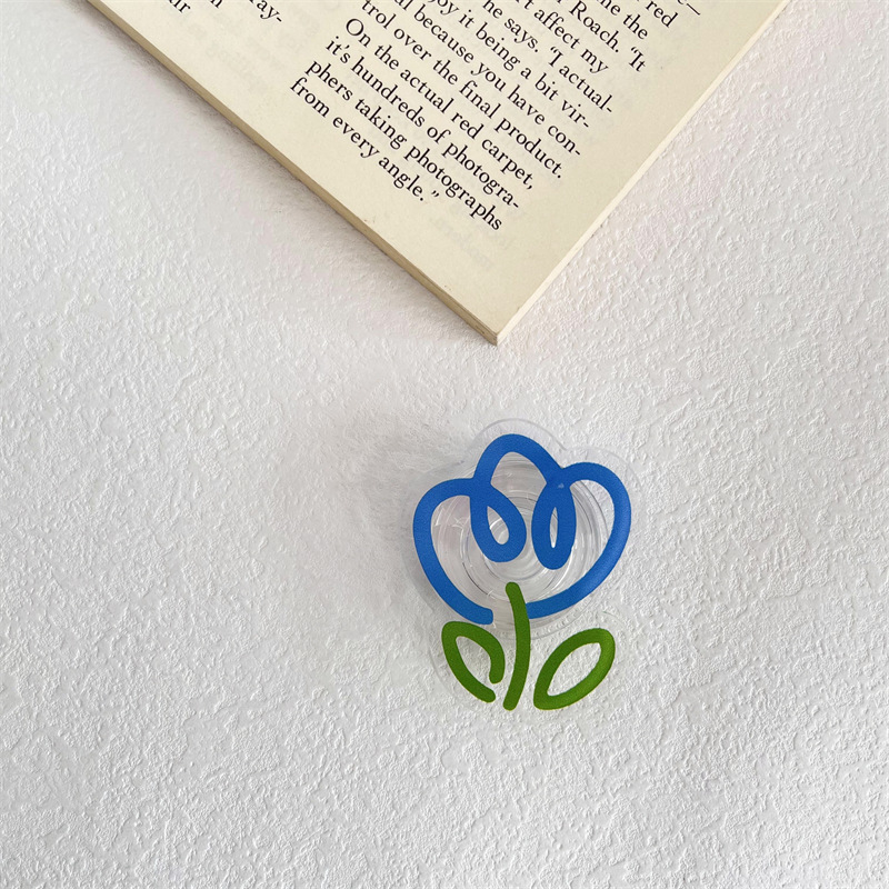 Tulip Flowers Folding Mobile Phone Grip Holder Soc... – Grandado