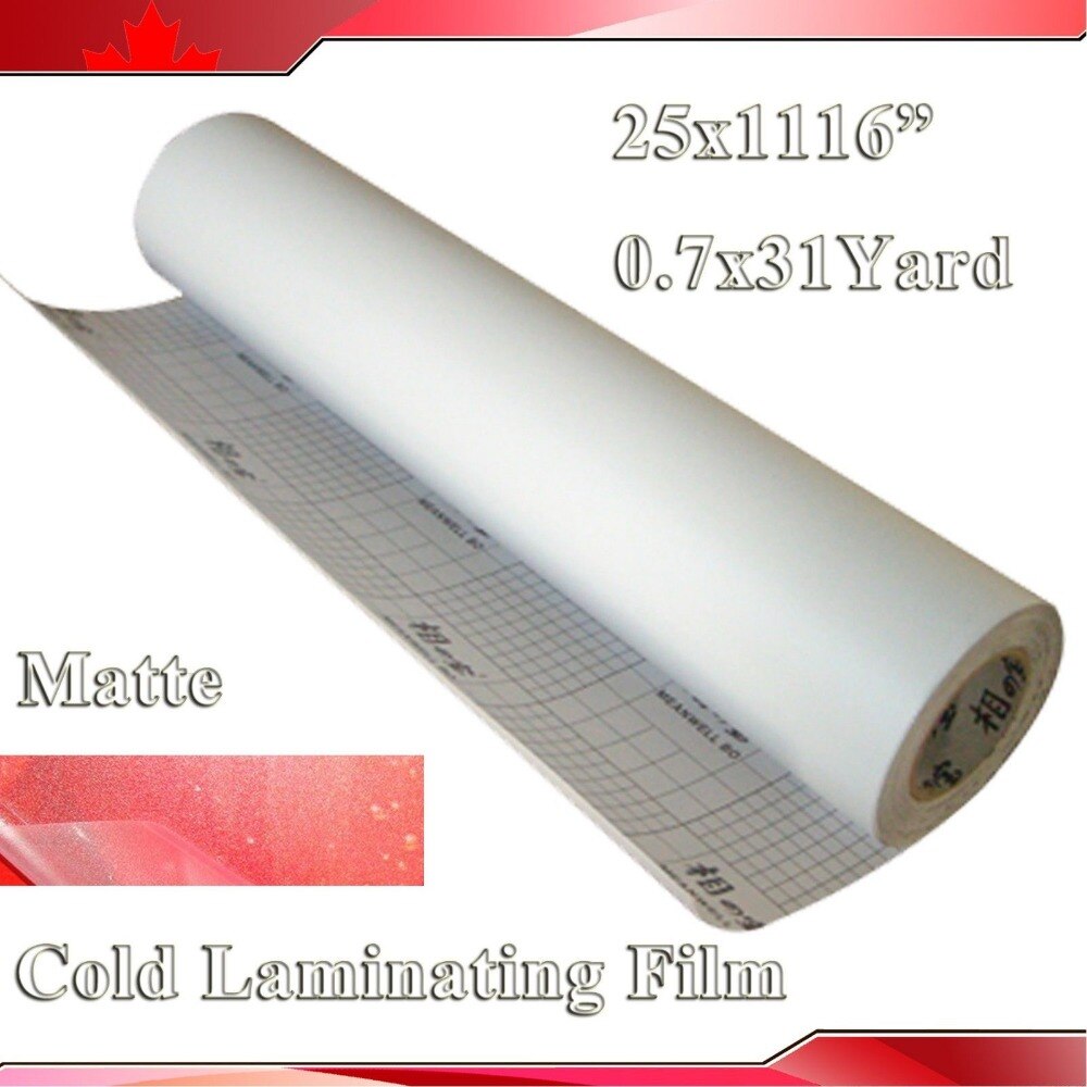 25Inch X 31 yard (0635x28M) Matte PVC Cold Laminat... – Grandado