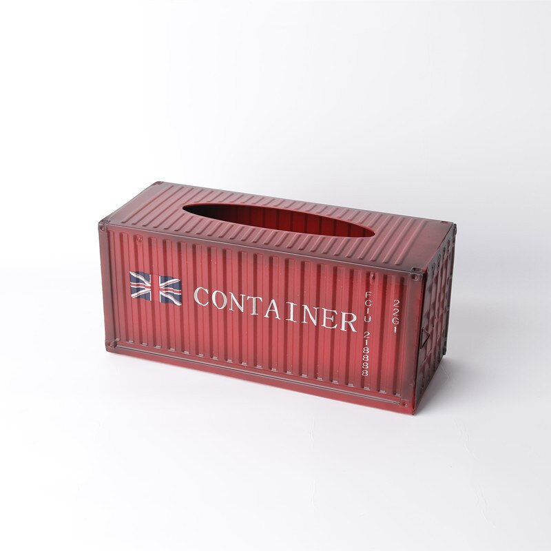 Tissue Box Iron Retro Arts Iron Decoration Contain... – Grandado