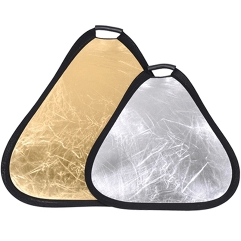 Handheld 30cm Collapsible Reflector Disc with Gold... – Vicedeal