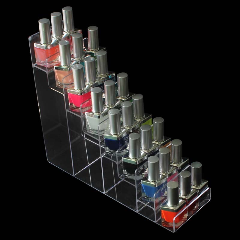 Akryl klar makeup organizer pung display hylde sol... – Grandado