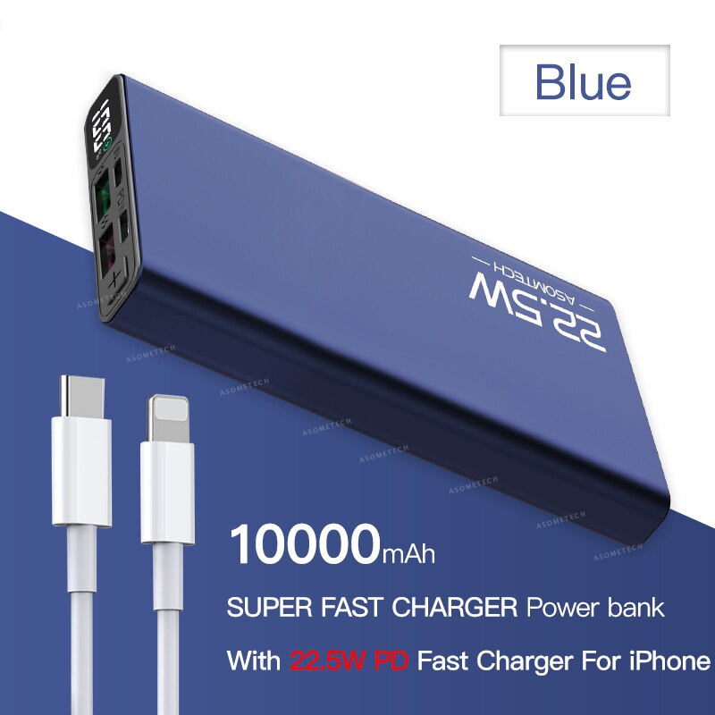 10000mAh Two-way Fast Charging Power Bank Flash Qu... – Vicedeal