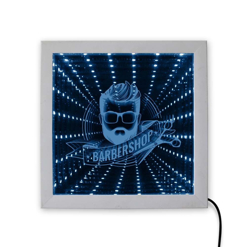 Barber Shop Animated Neon Light Tunnel Lamp Infini... – Grandado