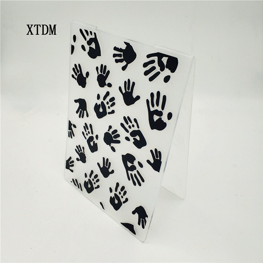 plastic palm template craft card making paper card... – Grandado