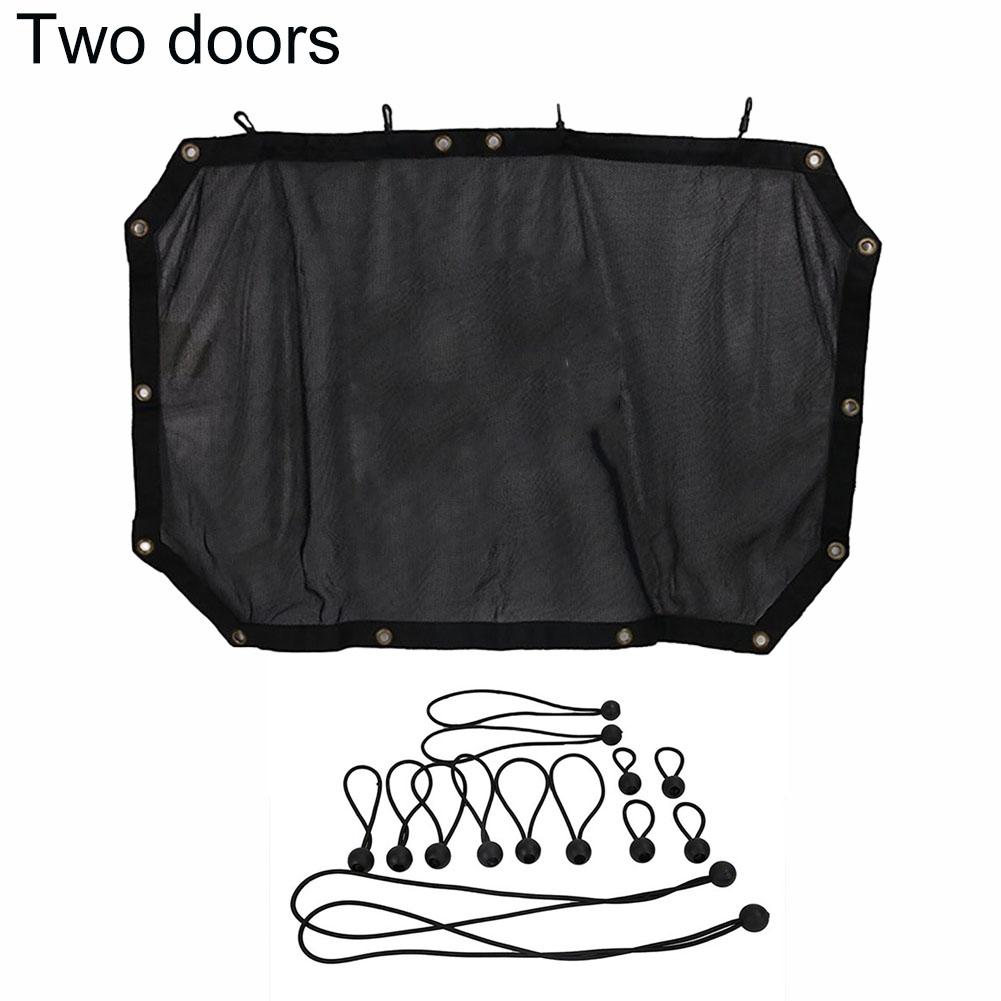 2/4 Doors Solid Color Car Mesh Sun Shade Top Cover... – Grandado