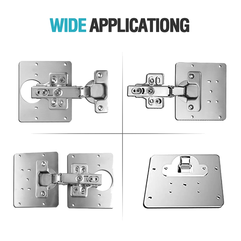 2 PCS Cabinet Hinges Repair Plate,Stainless Steel ... – Grandado
