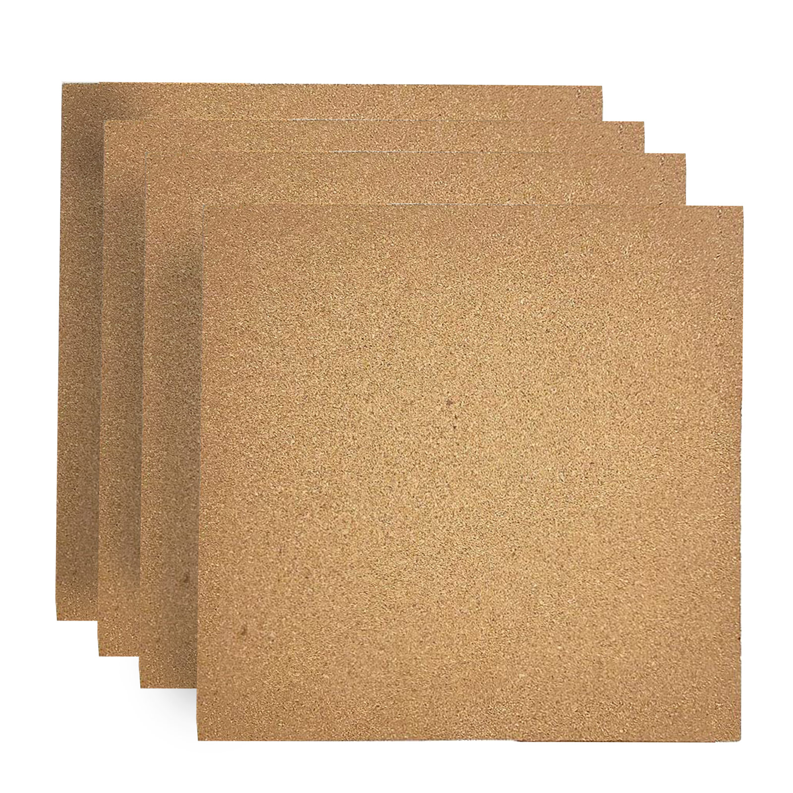 4Pcs 1.2cm (0.47inch) Cork Board Tiles Thick Bulle... – Grandado