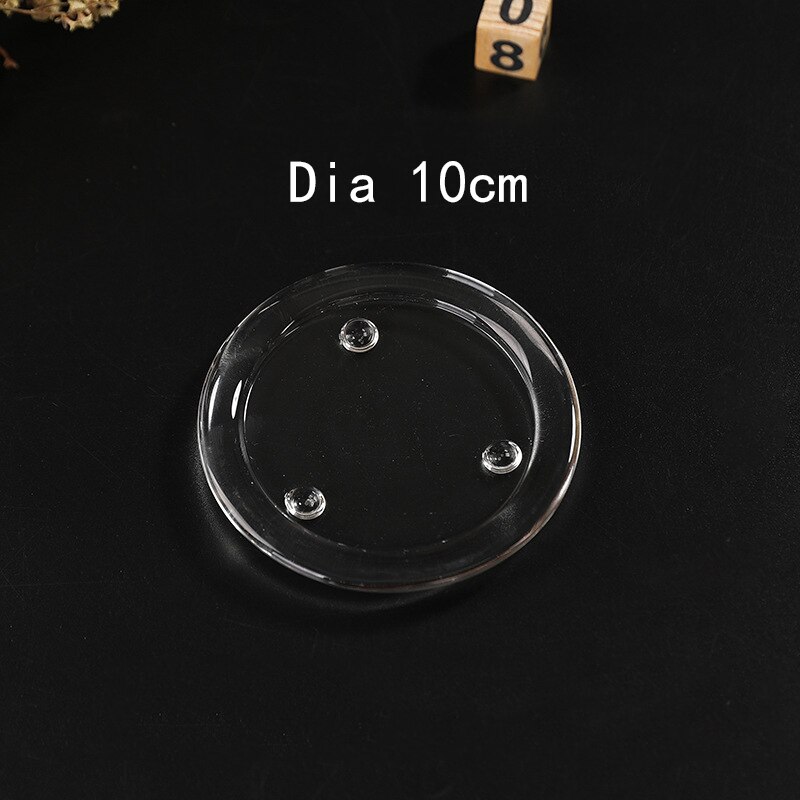 Dia 10 / 13cm Pillar Candle Holder Plates Basic Ro... – Vicedeal