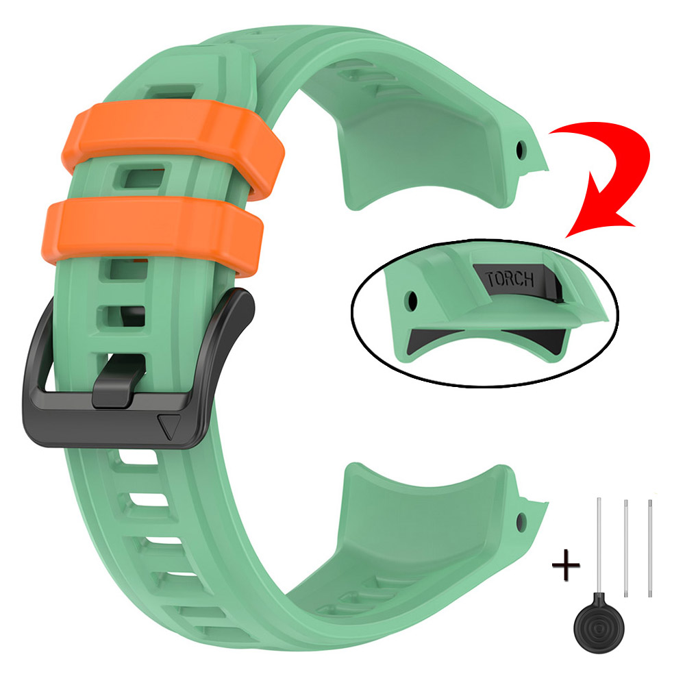 Watchband For Garmin Instinct 3 Solar AMOLED 22 Grandado Watchband For Garmin Instinct 3 Solar AMOLED 22 Grandado