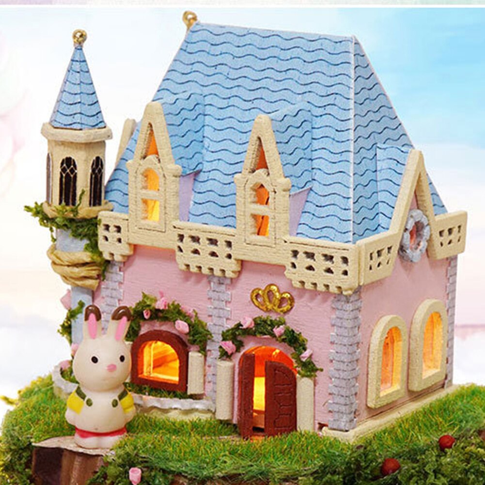 Doll Houses DIY Miniature Dollhouse Model Kids toy... – Grandado