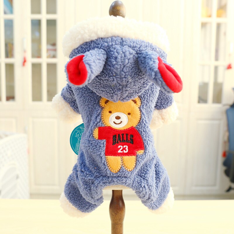 Dog Clothes Winter-Autumn Teddy Puppy Dog Bulldog ... – Grandado