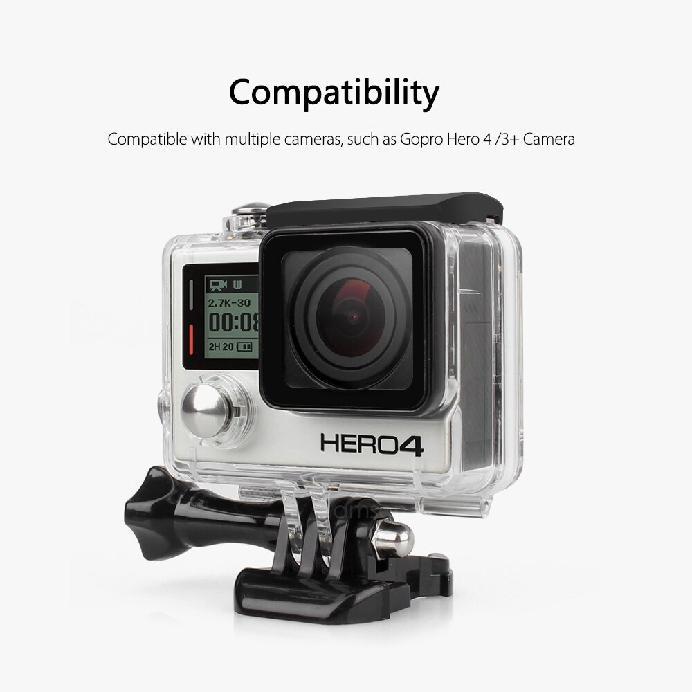 Vamson Waterdichte Case voor Go Pro Hero 4 3 + Zwa... – Vicedeal