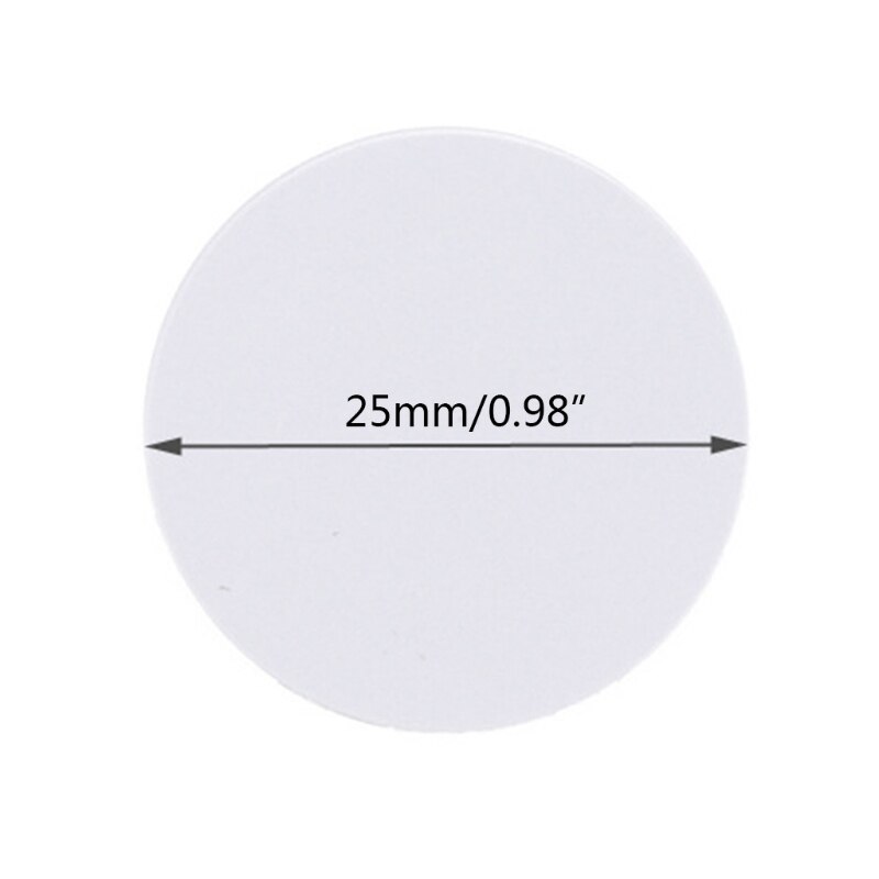 10pcs 25mm Waterproof Coin Shape Cards Rewritable ... – Grandado