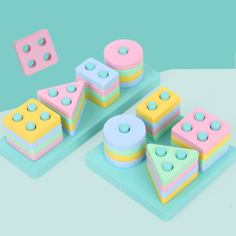 1Set Early Educational Toys Rectangle/Square Child... – Grandado