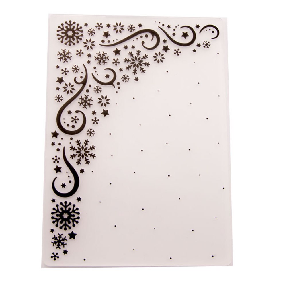 Snowflake Lace Edge Embossing Folders Plastic For ... – Grandado
