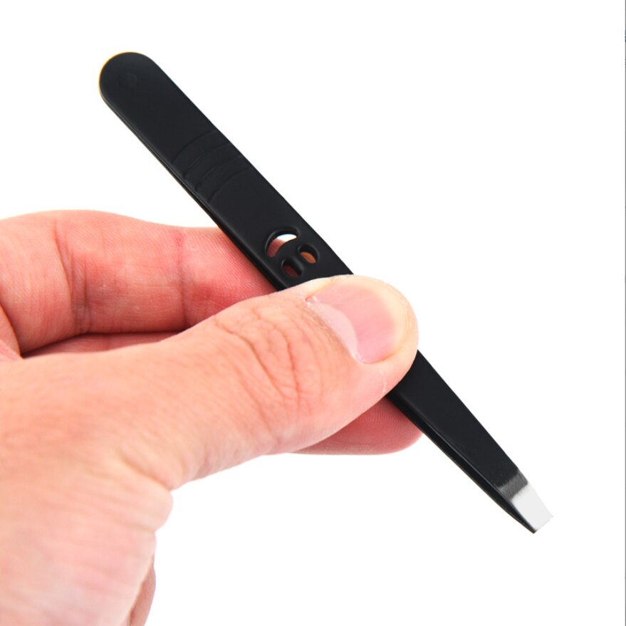 Wenkbrauw Pincet Rvs Punt Schuin Platte Tip Verwij... – Grandado