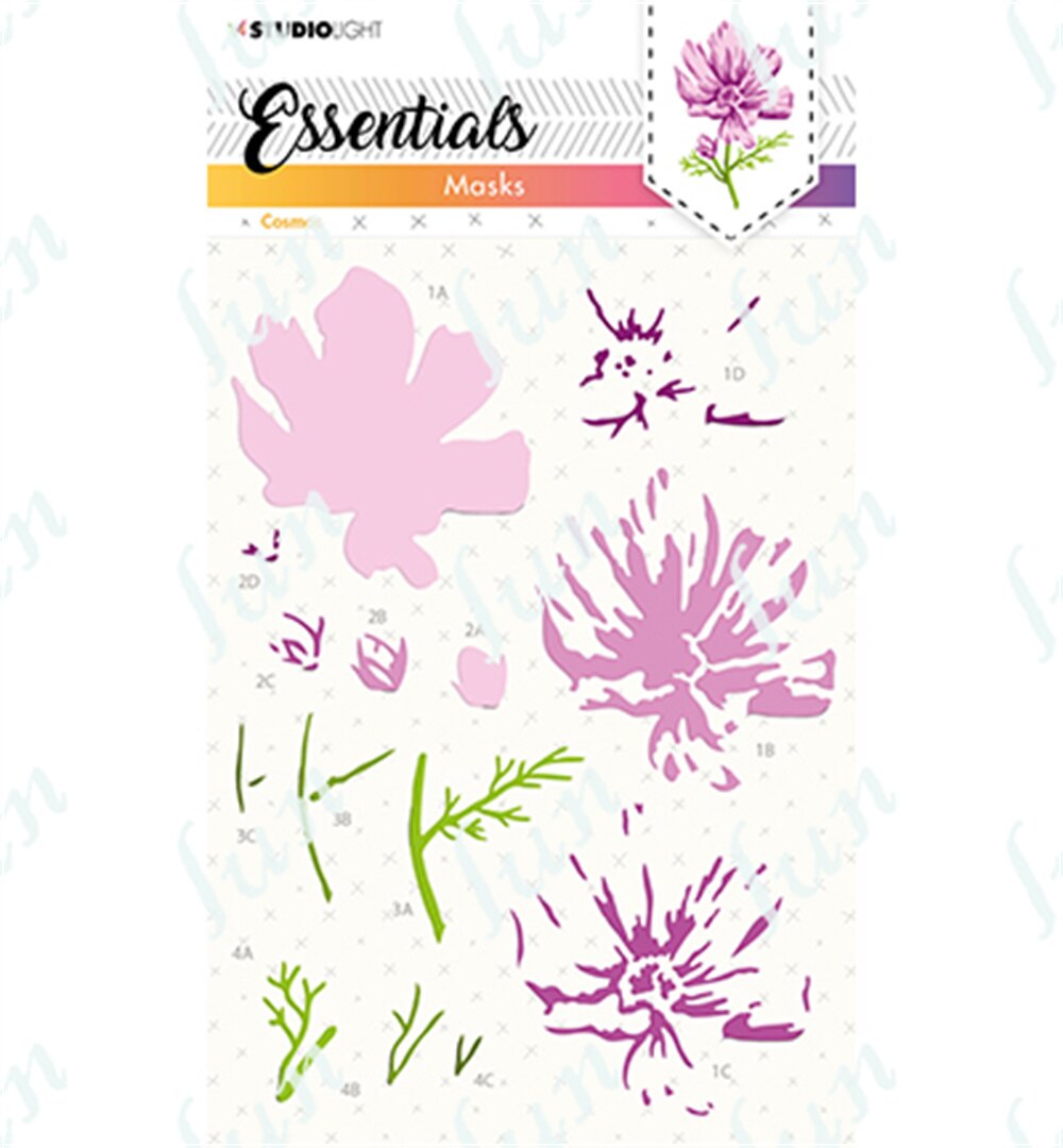 Spring Layered Stencil Anemone Embossing Template ... – Grandado