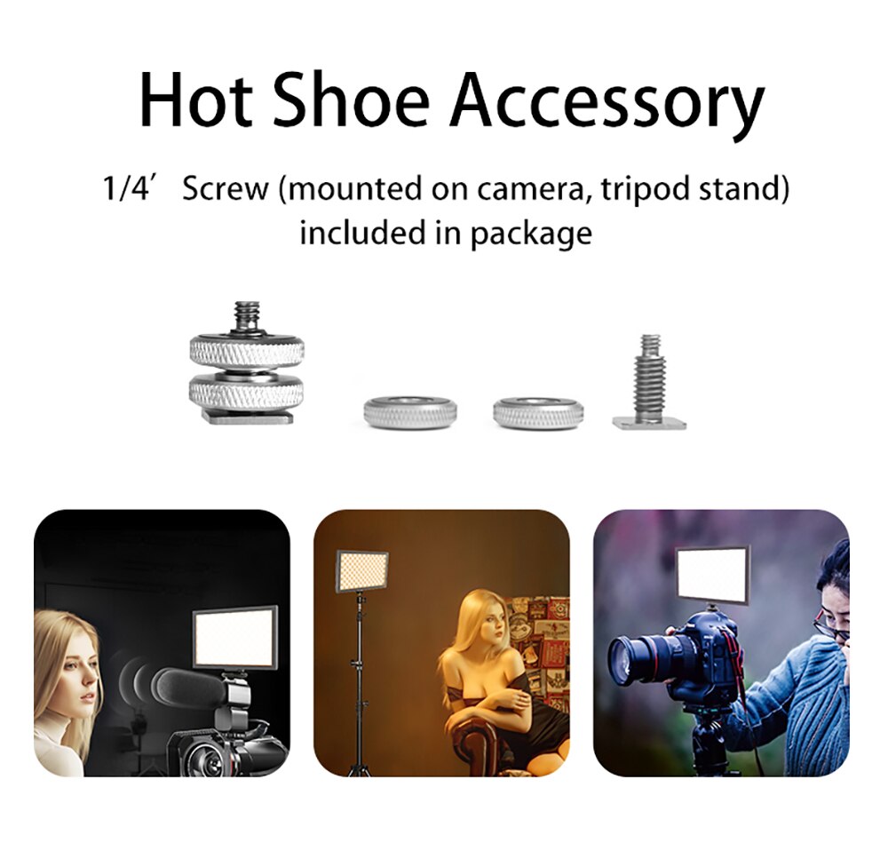 Luxceo P02 LED Camera Light 1000LM LED Panel Video... – Grandado