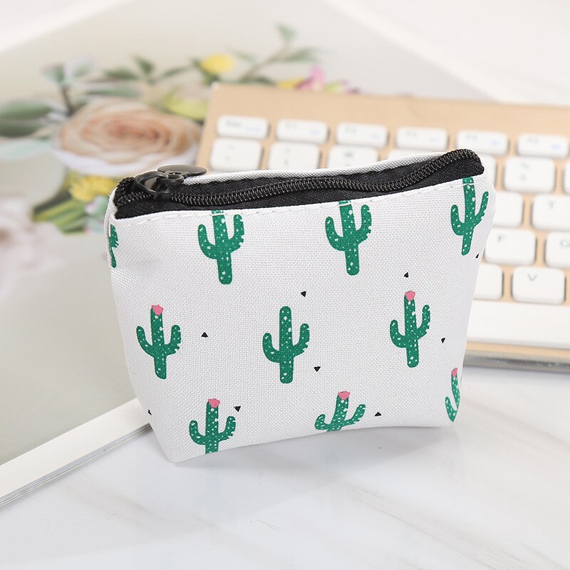 Coin Purse Canvas Key Case Ladies Handbag Plant Pr... – Vicedeal