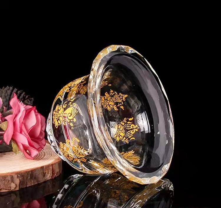 Buddhist Supplies Water Cup Crystal Holy Water Bow... – Grandado