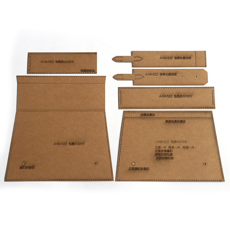 1Set DIY Kraft Paper Template Organ Bag Shoulder M... – Grandado