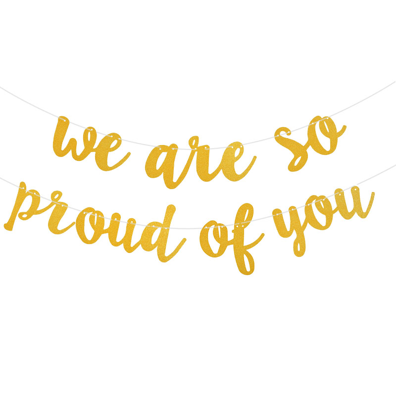 Graduation Banner Party Supplies Congrats Grad We ... – Vicedeal