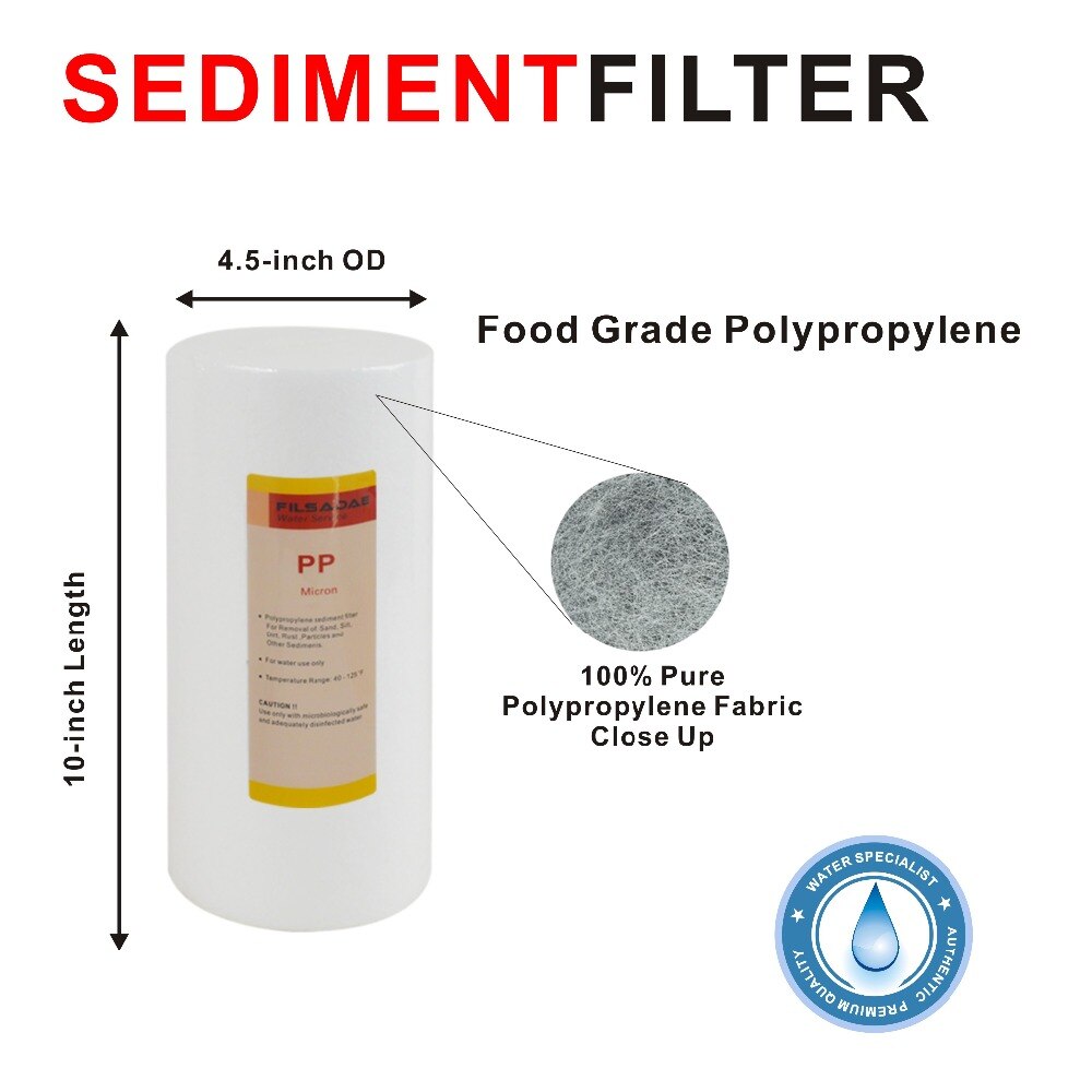 20-Micron Big Blue Whole House Polypropylene Water... – Grandado