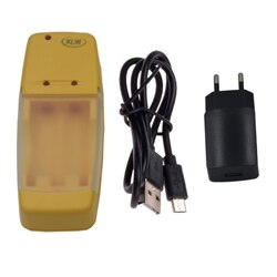 2 slots slimme usb-batterijlader voor oplaadbare a... – Vicedeal