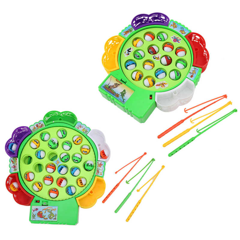 Fish Play Game Electric Rotating Fishing Toy Fishi... – Vicedeal