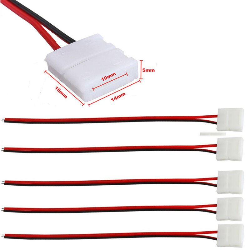 10 Stks/partij Pcb Kabel 2 Pin Led Strip Connector... – Grandado