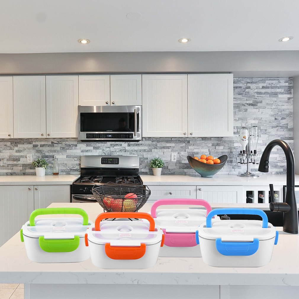 Double layer Heated Lunch Box Portable Electric He... – Grandado