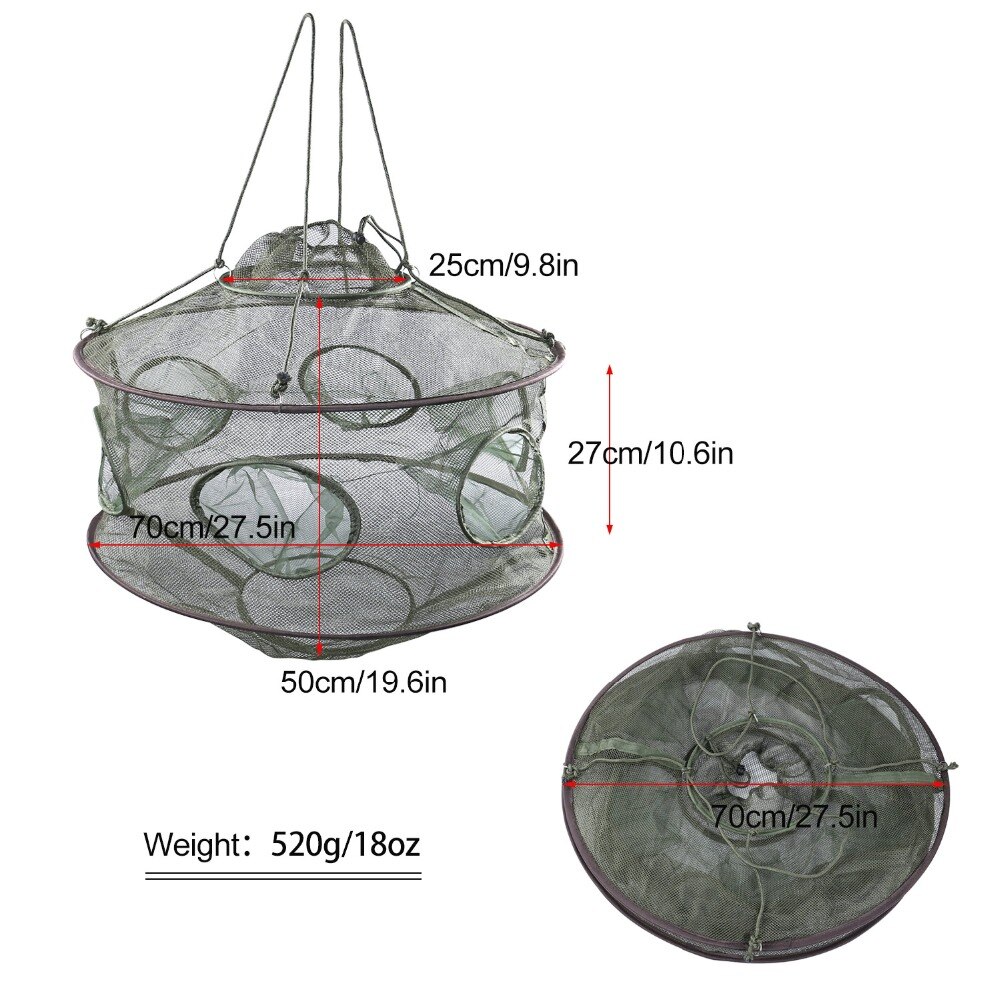 Sougayilang Top Folding Fishing Net Dip Fish Net L... – Grandado