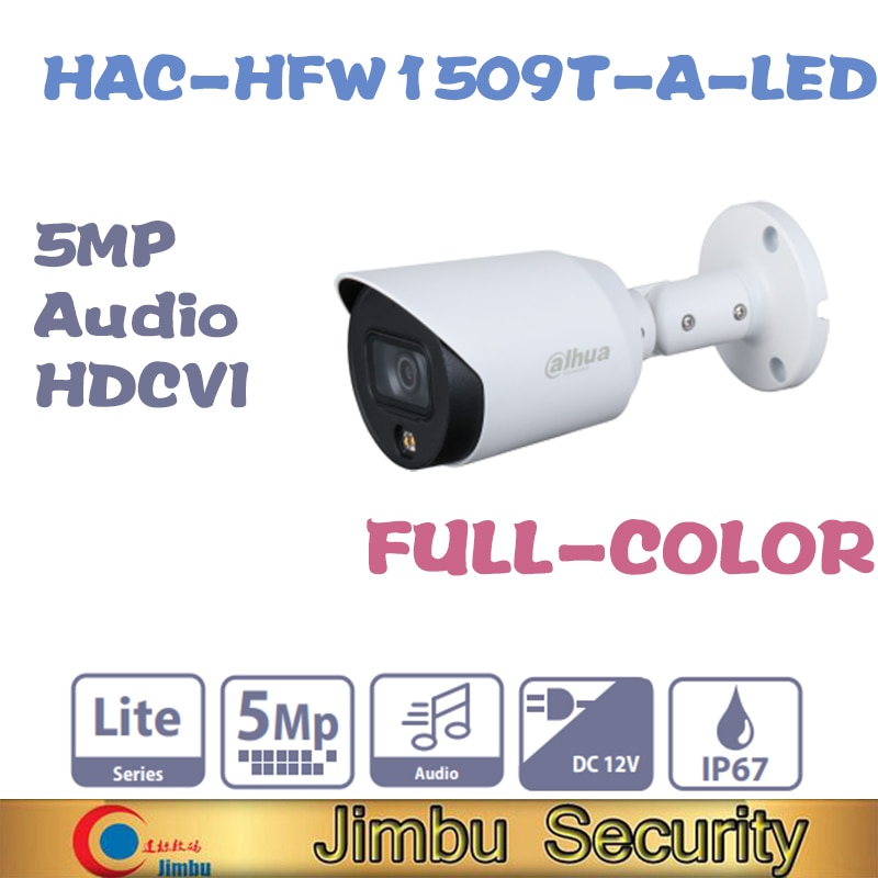 Original Dahua HDCVI 5MP Full-color HAC-HFW1509T-A... – Grandado