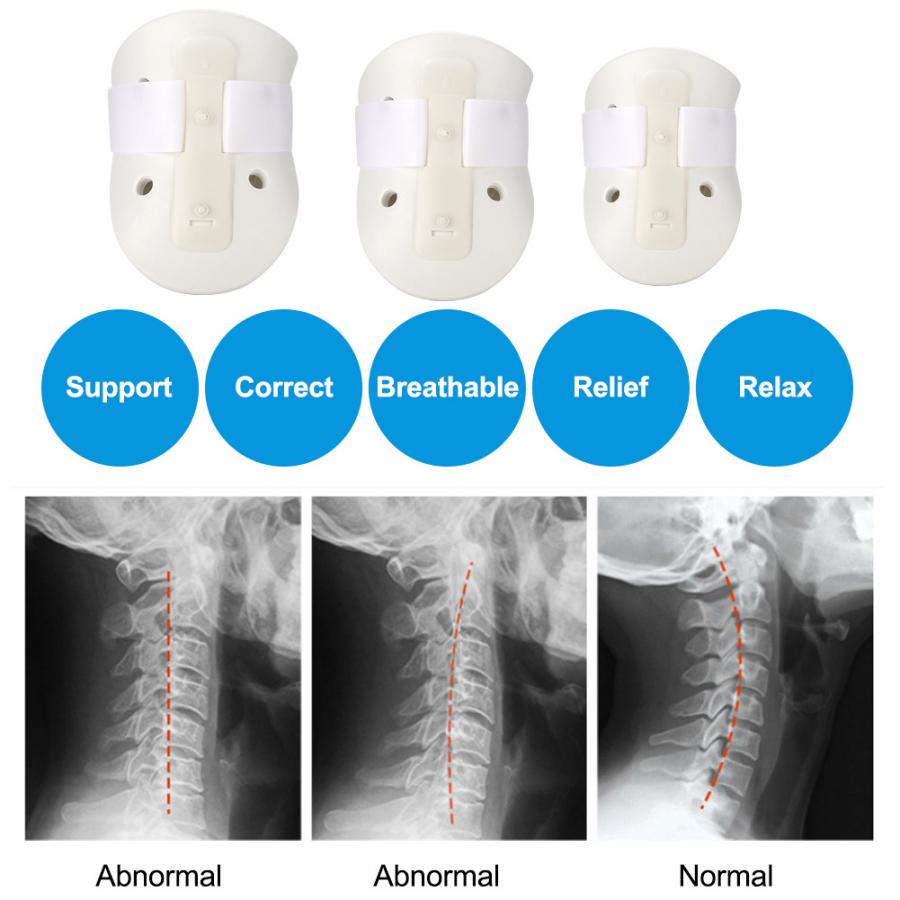 3 Maten Ademend Nek Brace Cervicale Kraag Hals Ond... – Vicedeal