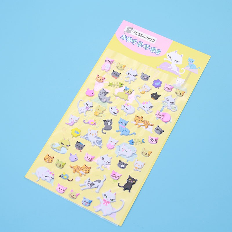 2pcs Miss Cute Cartoon Cute Kawai 3D Bubble Sticke... – Vicedeal