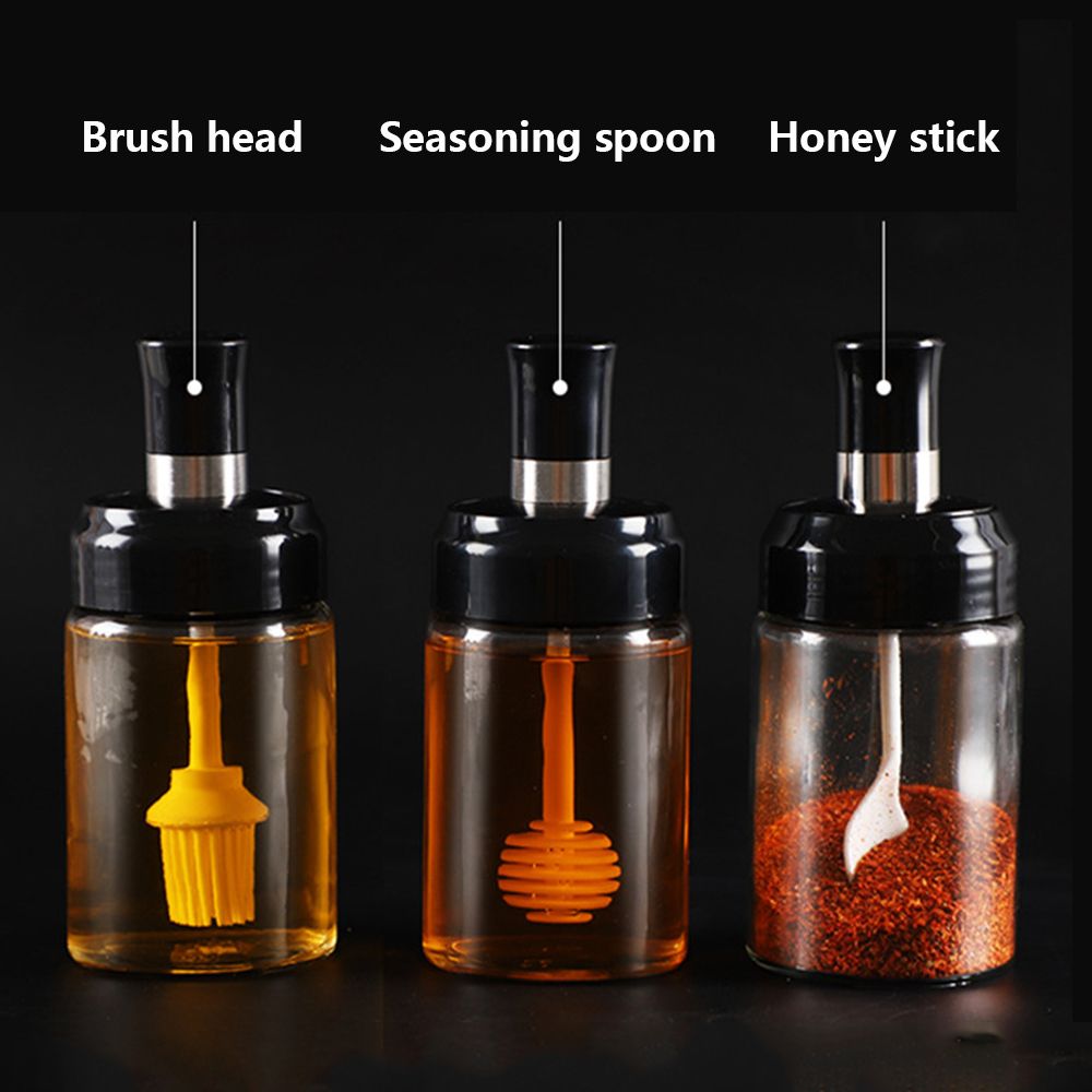 Glass Moisture-proof Spoon Cover Integrated Spice ... – Vicedeal