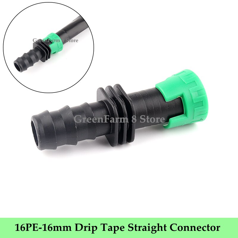 2~50pcs Green 16mm Drip Tape End Plug Connector Mi... – Vicedeal