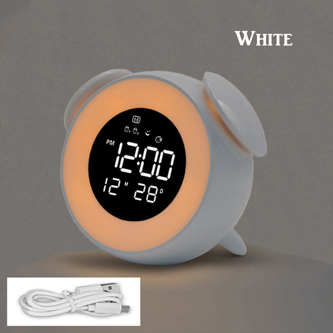 Bedside Sunrise Sunset Wake Up Light Digital Led M... – Grandado