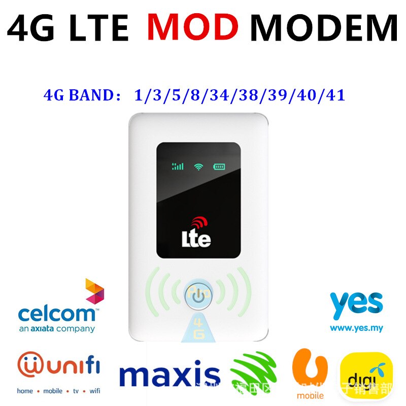 Przenośny MIFI samochód 4G LTE E6 router wi-fi mob... – Grandado