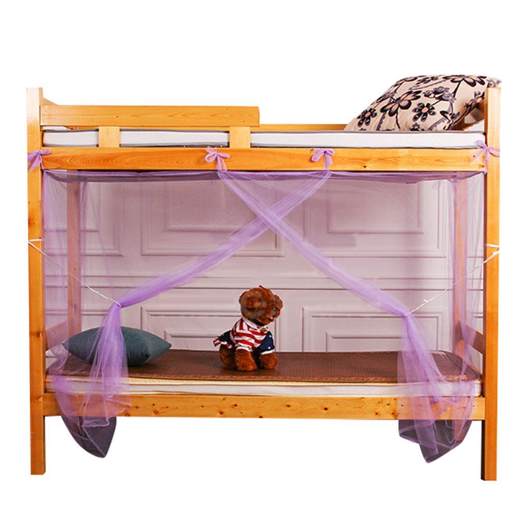 4 Corner Post Bed Canopy Mosquito Net Twin Full Qu... – Grandado