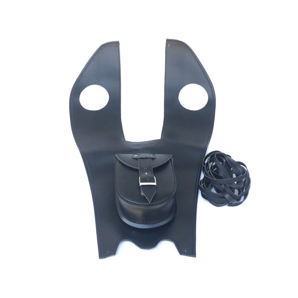 Leather Tank Panel with Pouch for Harley Softail F... – Grandado