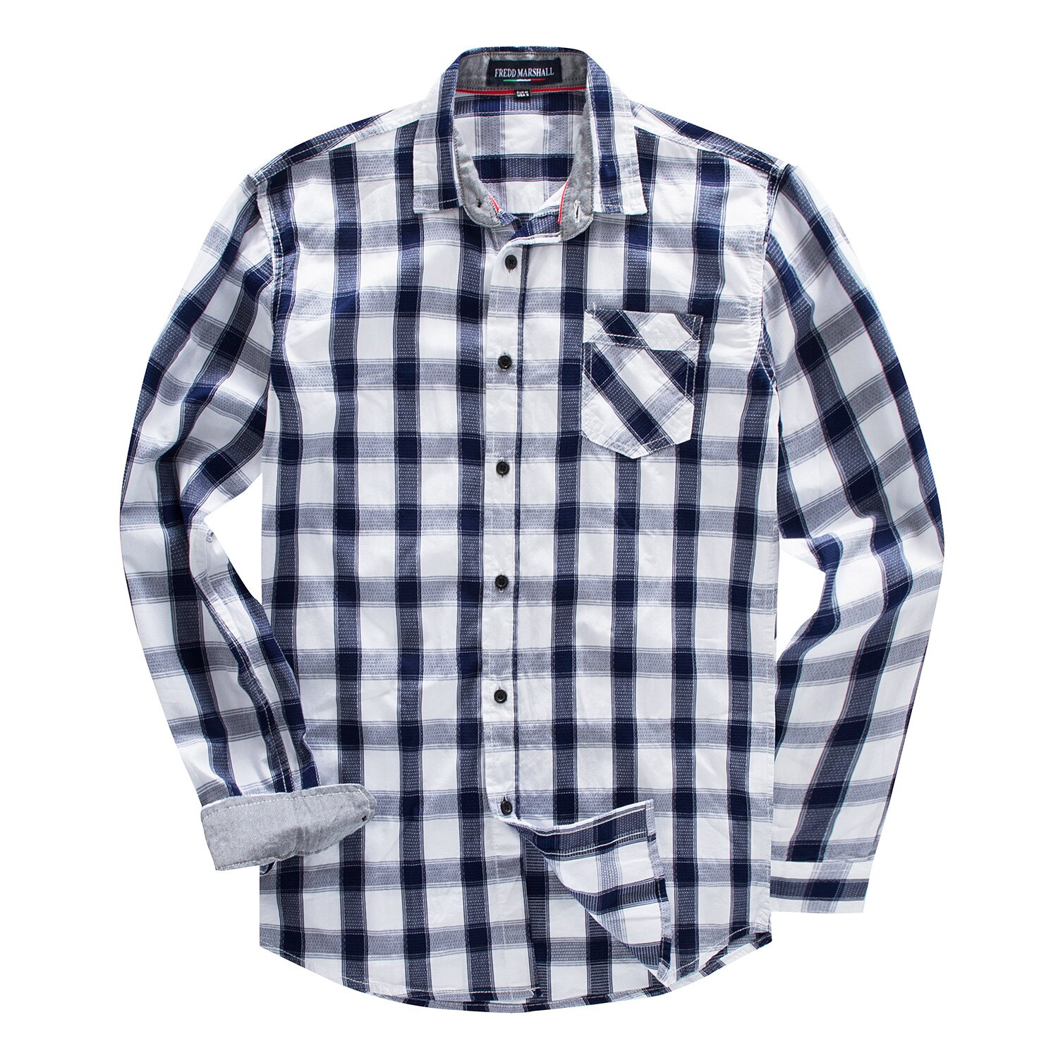 Casual Mannen Klassieke Plaid Shirt Lange Mouw Her... – Vicedeal